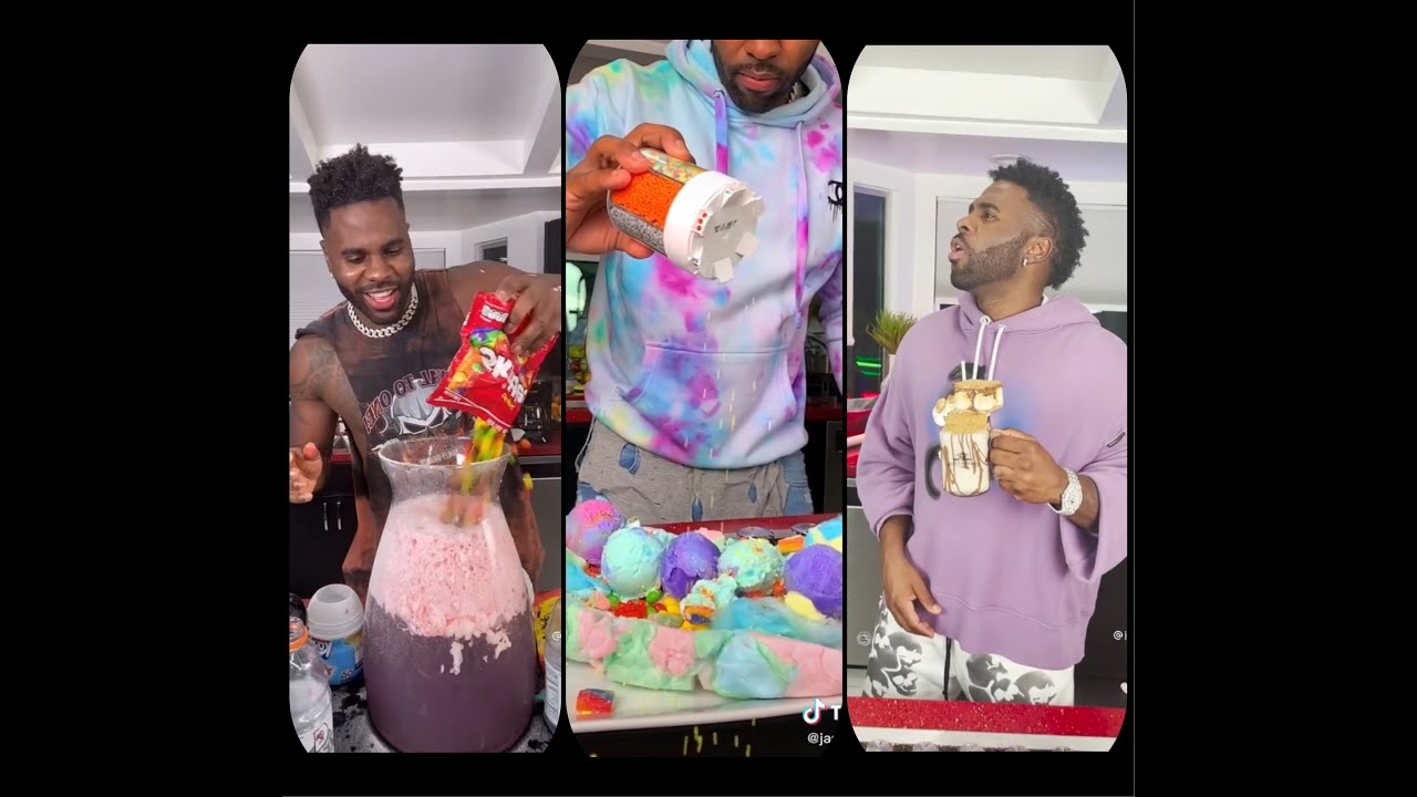 Jason Derulo's food tiktok videos - YouTube