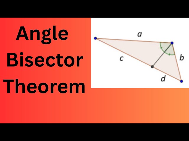 Triangle Angle Bisector Theorem Worksheet