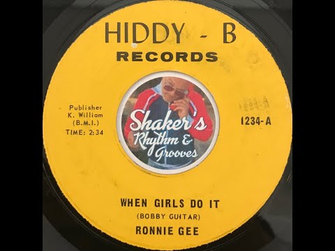 Ronnie Gee – When Girls Do It / She's So Fine – Vinyl (7", 45 RPM ...