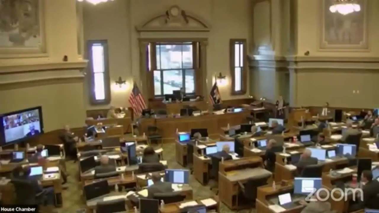 Wyoming Rep. Steve Harshman Swears at Rep. Chuck Gray - YouTube