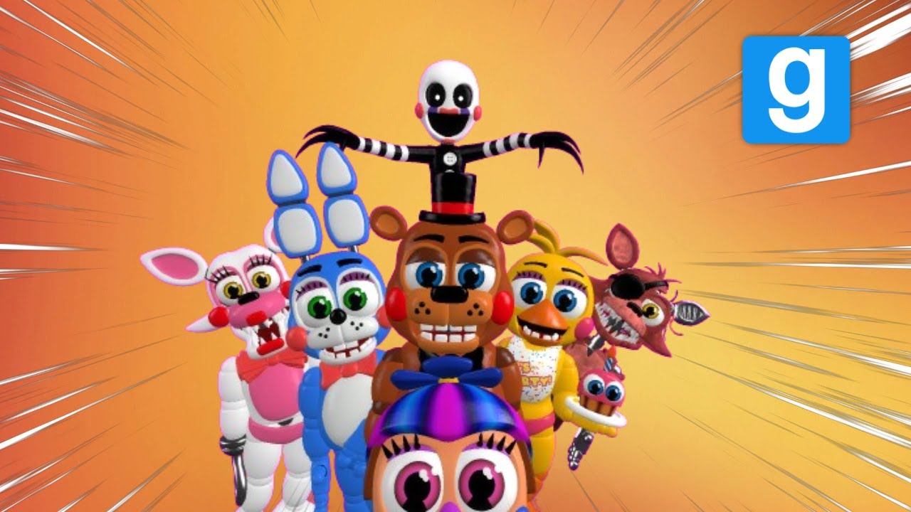 URAP FNAF 2 Ragdolls And Fnaf Movie Map!!! | Gmod Review - YouTube