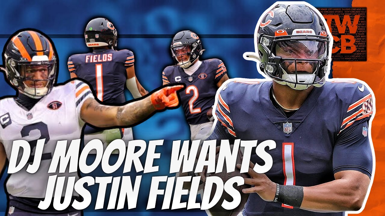 Bears WR DJ Moore Is All In On Justin Fields Being The Bears Future QB ...