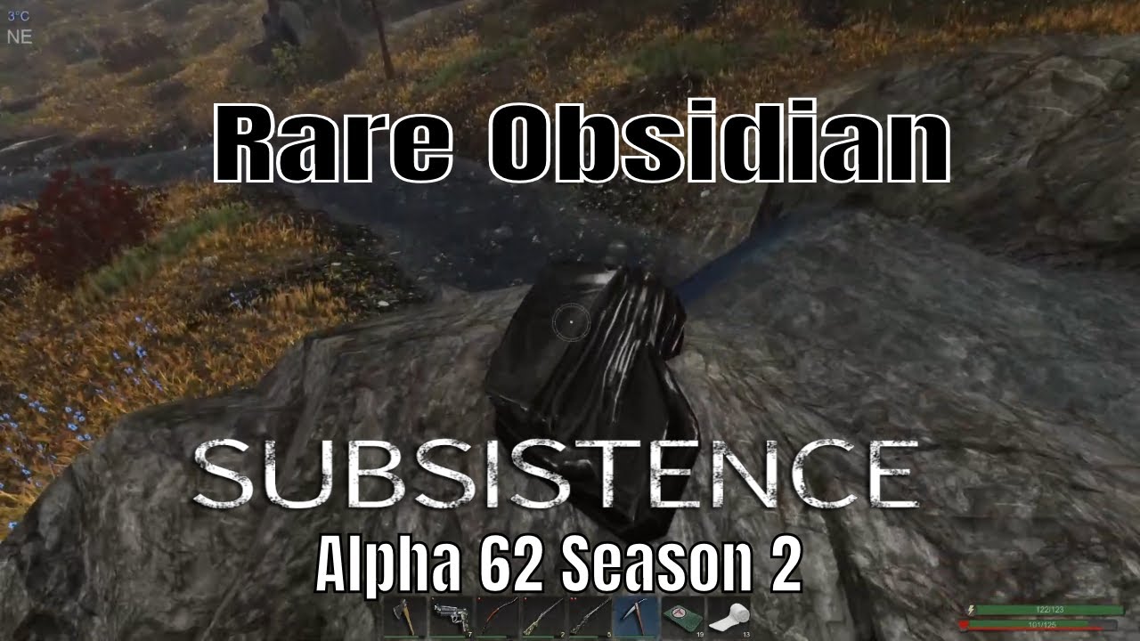 Subsistence Alpha 62 Season 2 Searching For Obsidian and Lithium - YouTube