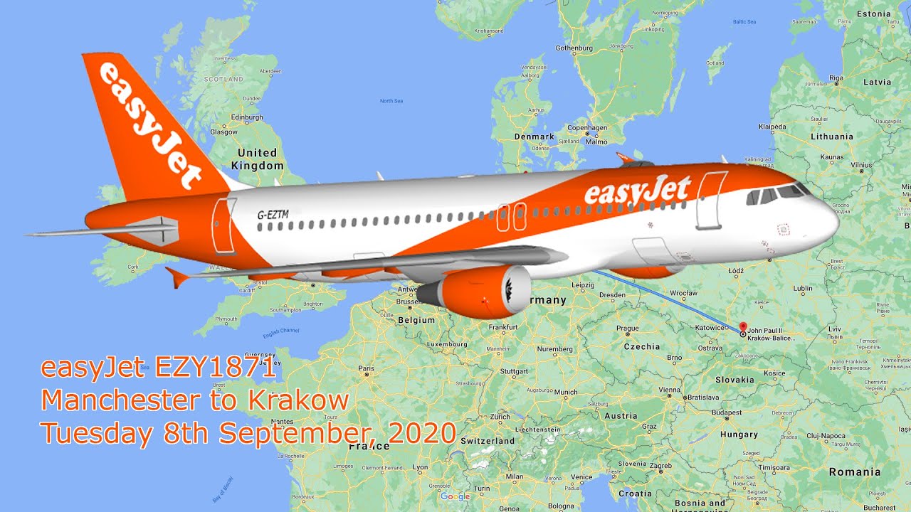easyJet EZY1871 from Manchester to Krakow, 8th September 2020 - YouTube