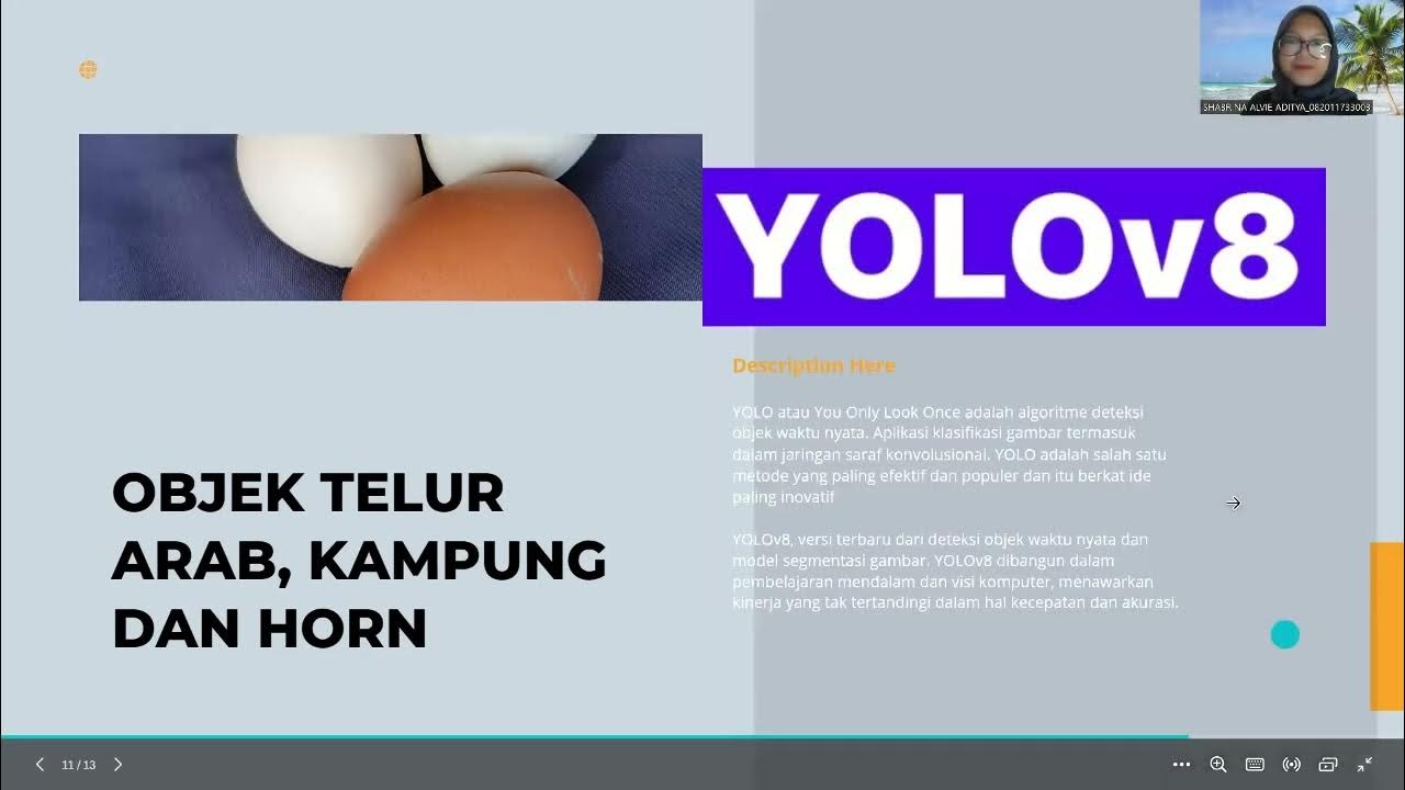 DETEKSI OBJEK DENGAN MENGGUNAKAN YOLOV8 & ANALISIS WARNA RGB - YouTube