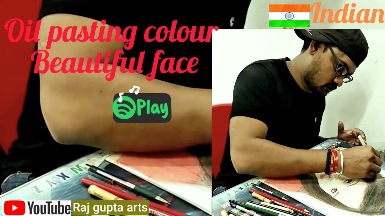 Drawing With Soft Pastel Face - YouTube