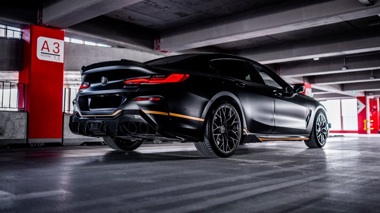 BMW M850 | Concaver CVR1 Wheels - YouTube