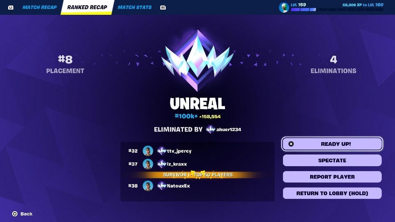 Reload Unreal rank gameplay PS5 - YouTube