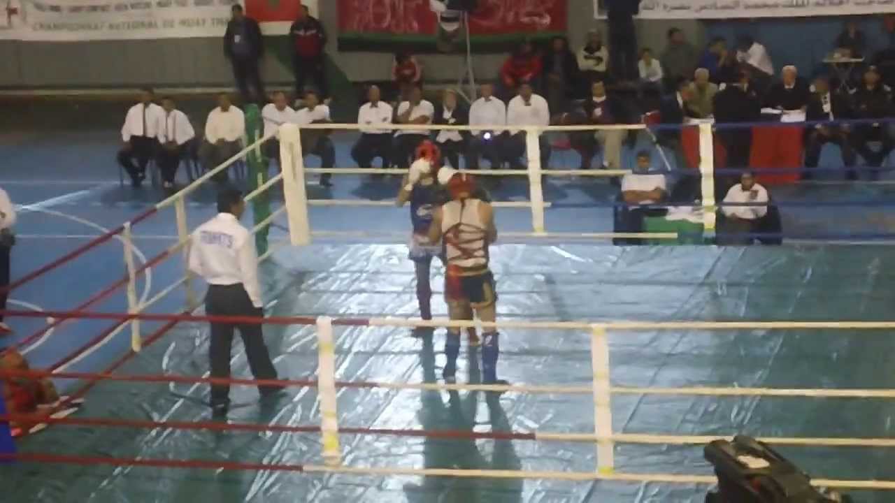 Ayyoub Ahmamou vs Youssef Touil , Final de Muay Thai ( Round 2 ) - YouTube
