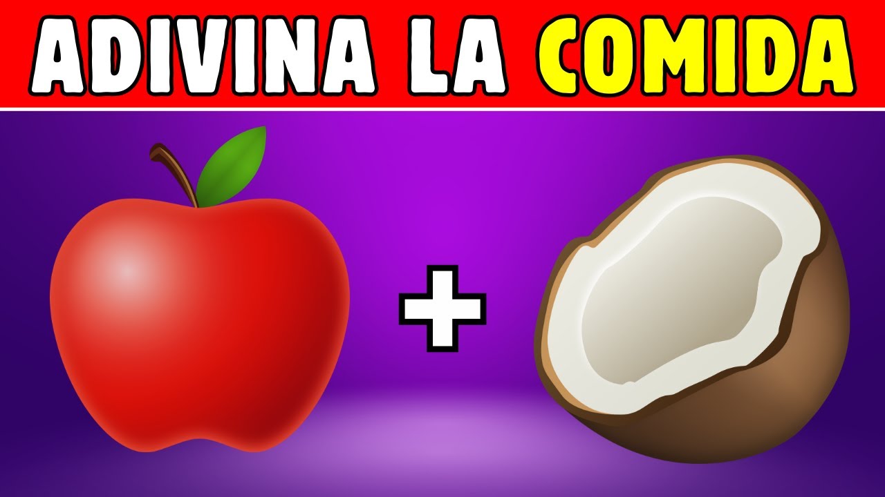 ¡Adivina la Comida con Emojis! 🍕🍔 | Adivinanzas de Comida - Reto ...