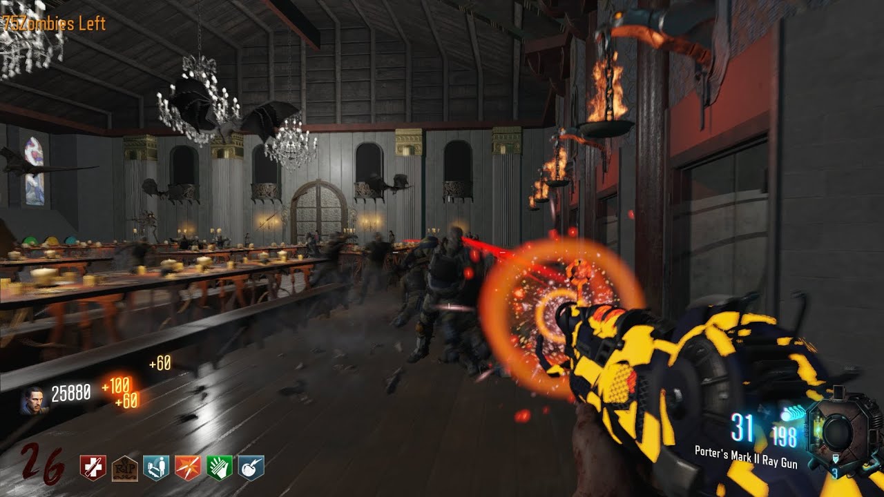 Cod Bo3 Zombies Custom Maps #6: Harry Potter -- Great Hall + Ending ...