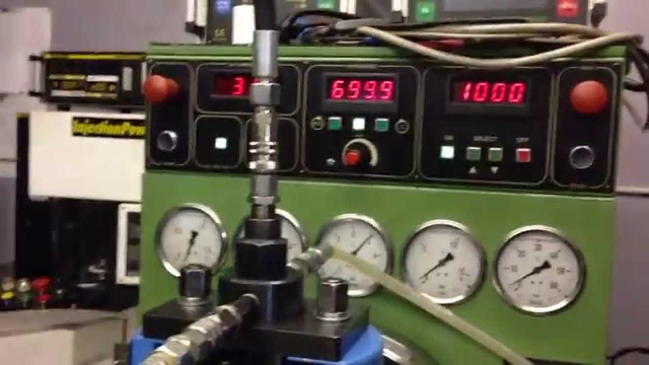 Injector Testing - Merlin EUP Test System - Injection Power - YouTube