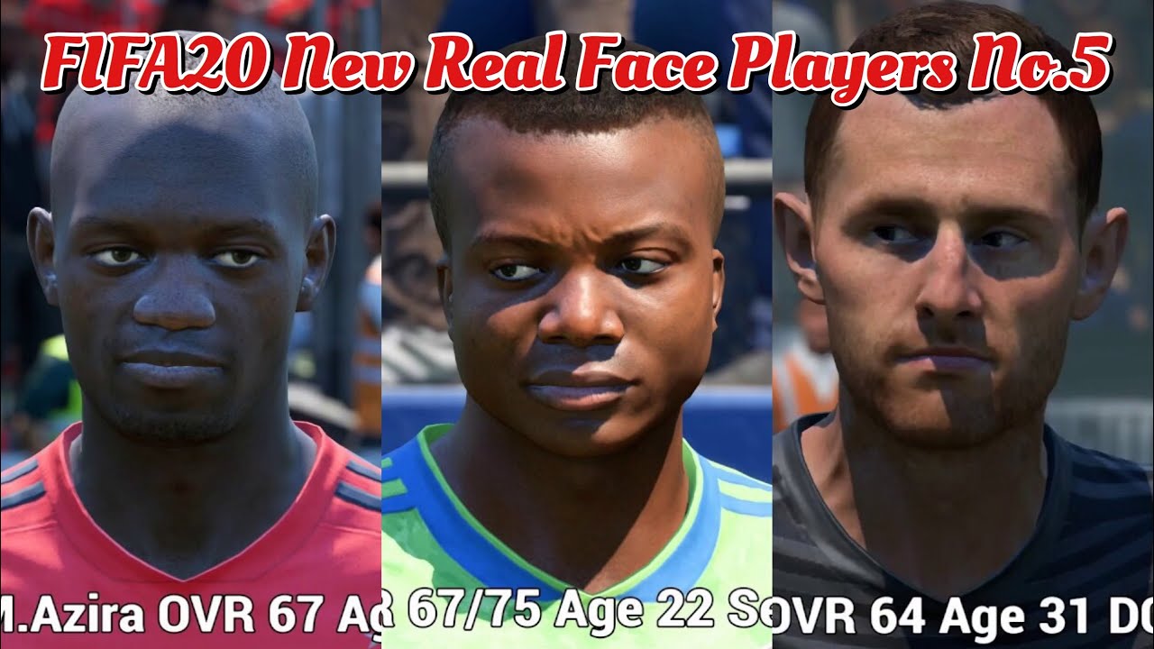 FIFA20 New Real Face Players No.5 - YouTube