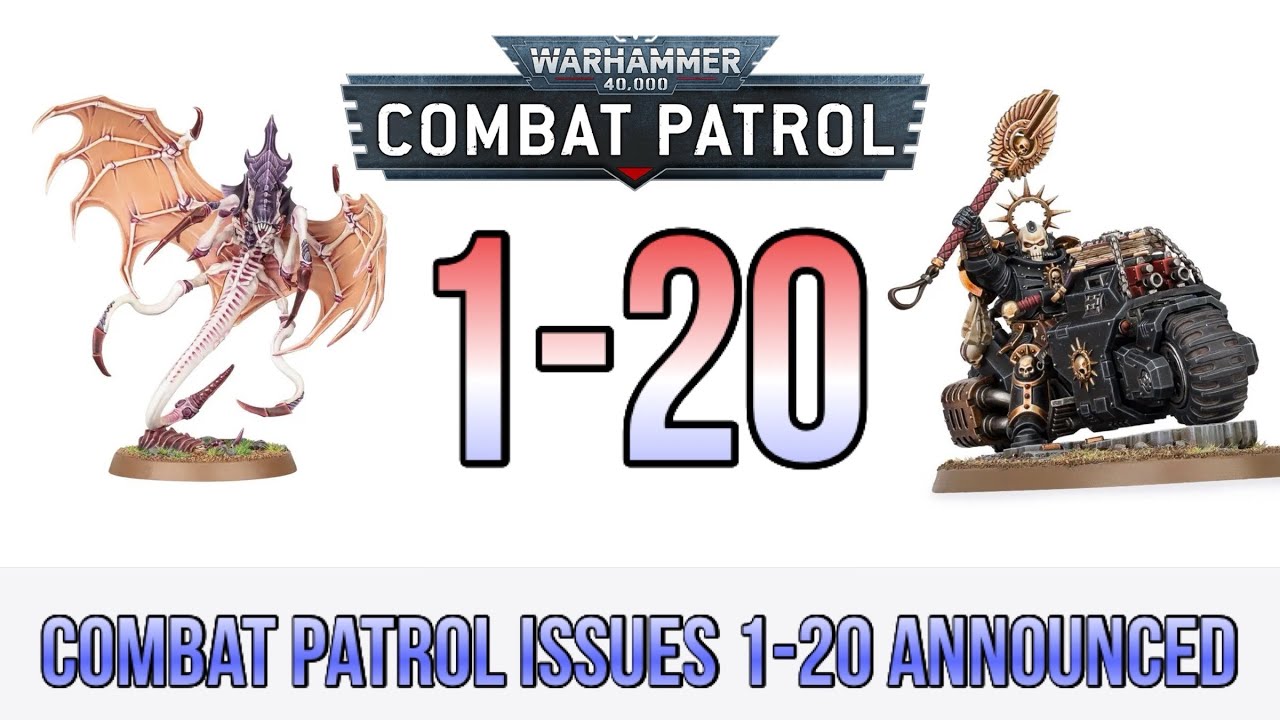 Combat Patrol issues 1-20 announced! - YouTube