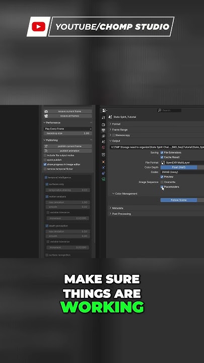Blender EXR Image Sequences: Efficient Rendering Tips - YouTube
