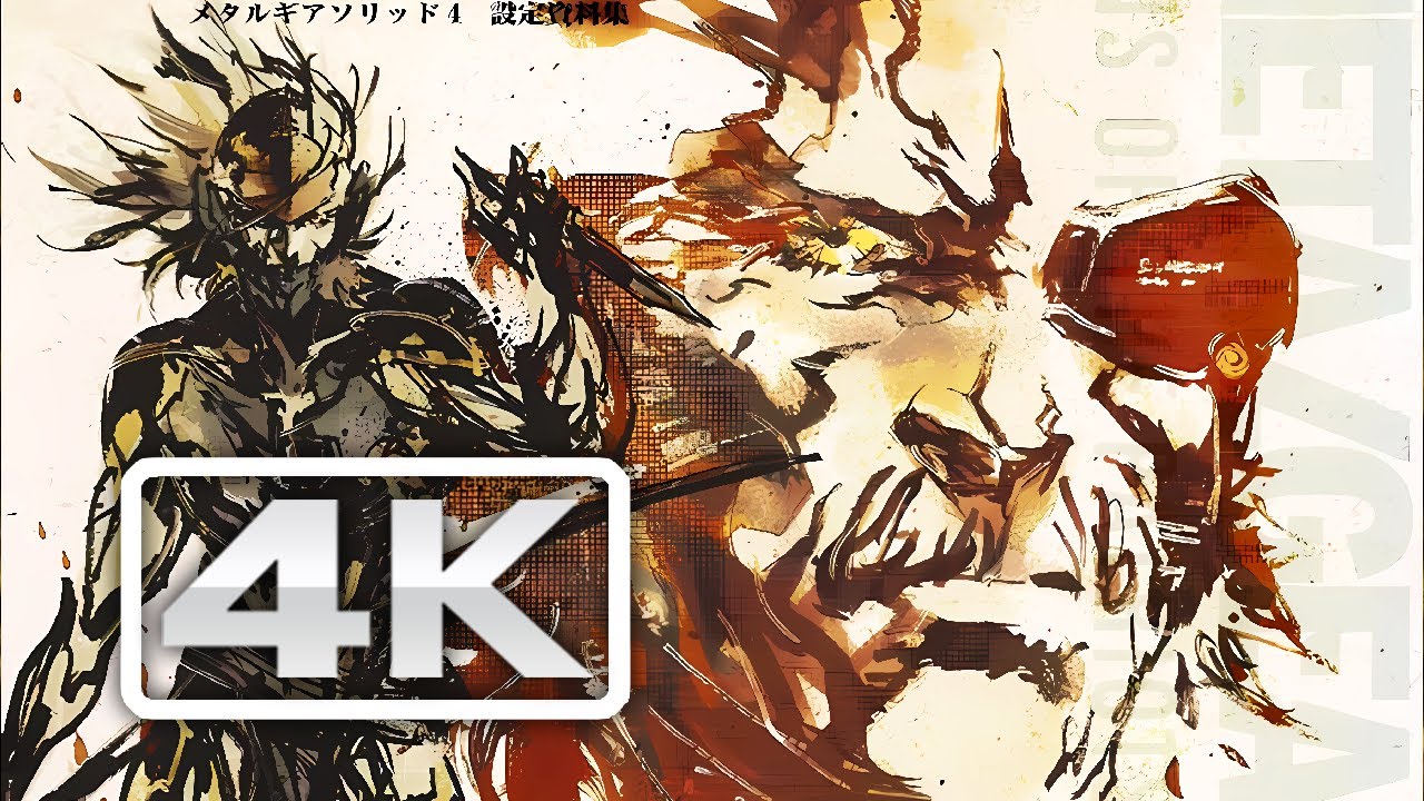 METAL GEAR SOLID 4 All Cutscenes (Game Movie) 4K Ultra HD - YouTube