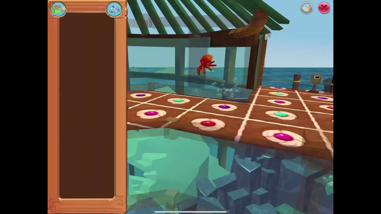 Animal jam octopus be like when placed at shipwreck - YouTube
