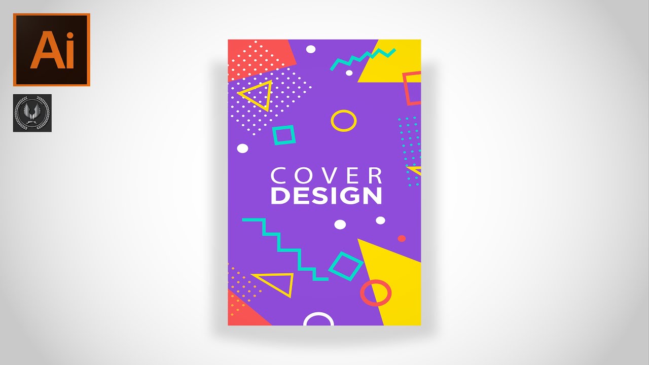 Adobe illustrator CC tutorial - How to make a Modern & Simple Covering ...