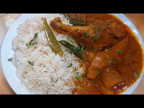 Chicken Dalcha | Hyderabadi Style Spicy Chicken Dalcha Recipe - YouTube