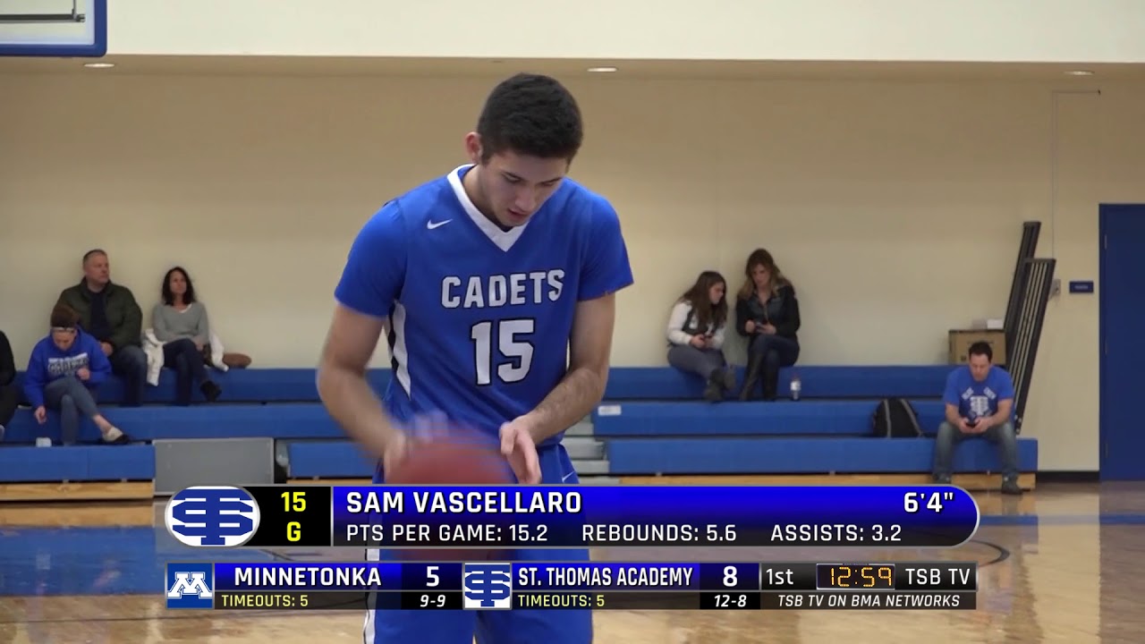 High School Boys Basketball: Minnetonka vs. St. Thomas Academy - YouTube
