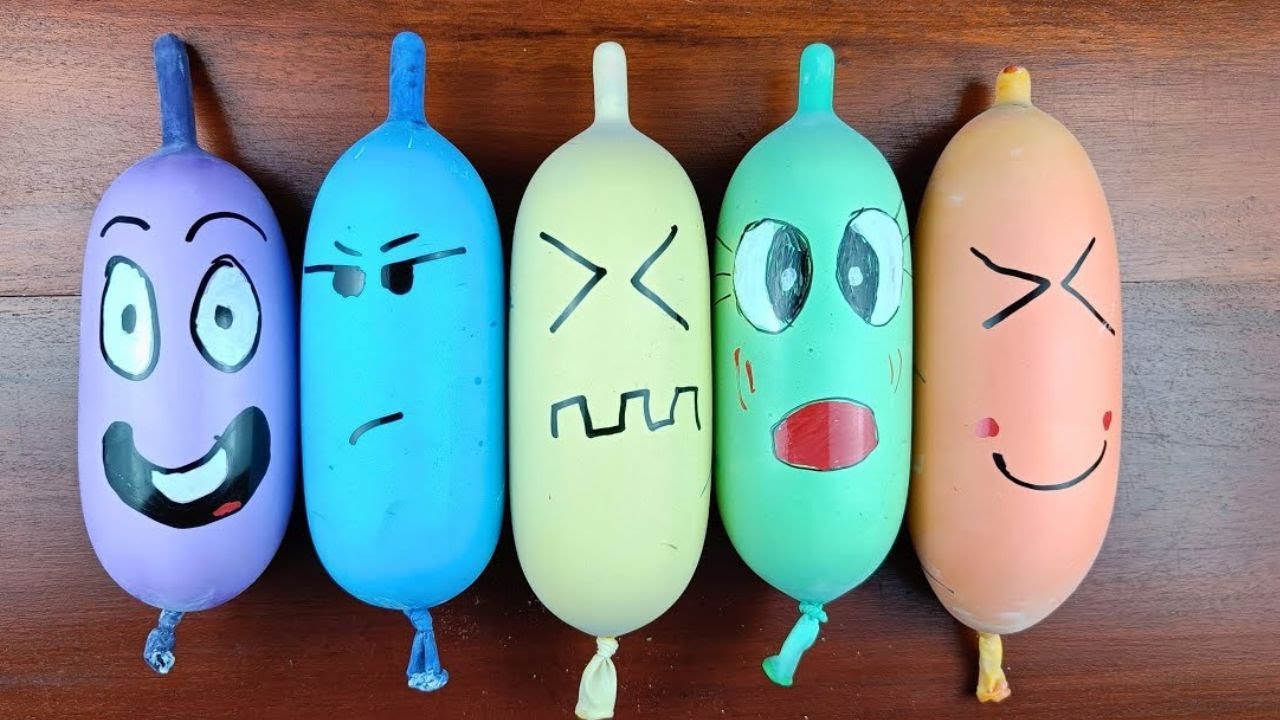 Making Slime with Funny Balloons - Satisfying Fluffy Slime Balloon ...