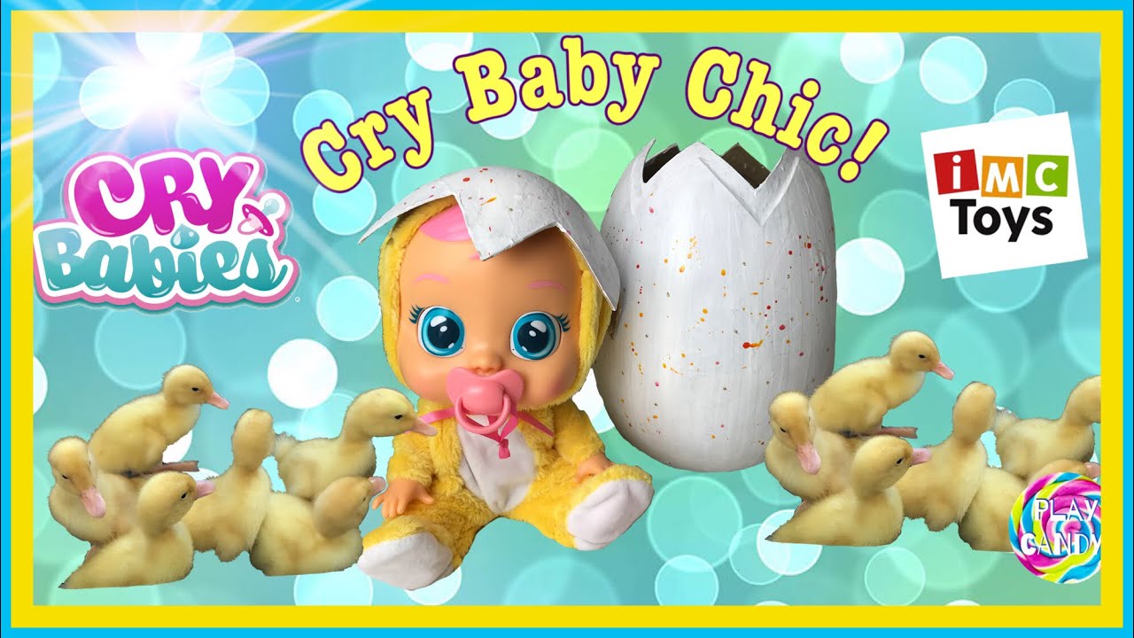 BRAND NEW! Cry Babies CHIC 🐥🐣🐤 plays with REAL baby Ducklings! # ...