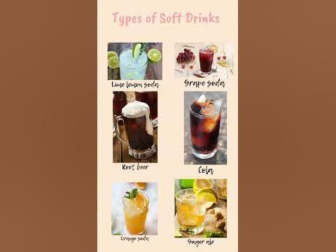 Types of Soft Drinks - YouTube