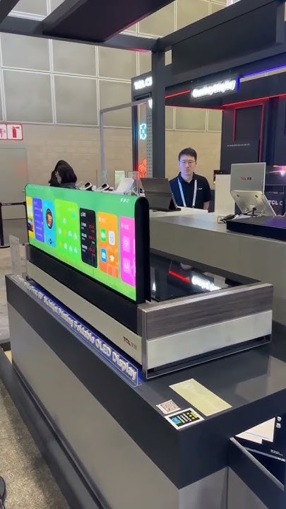 Складной телевизор TCL 65" OLED - YouTube