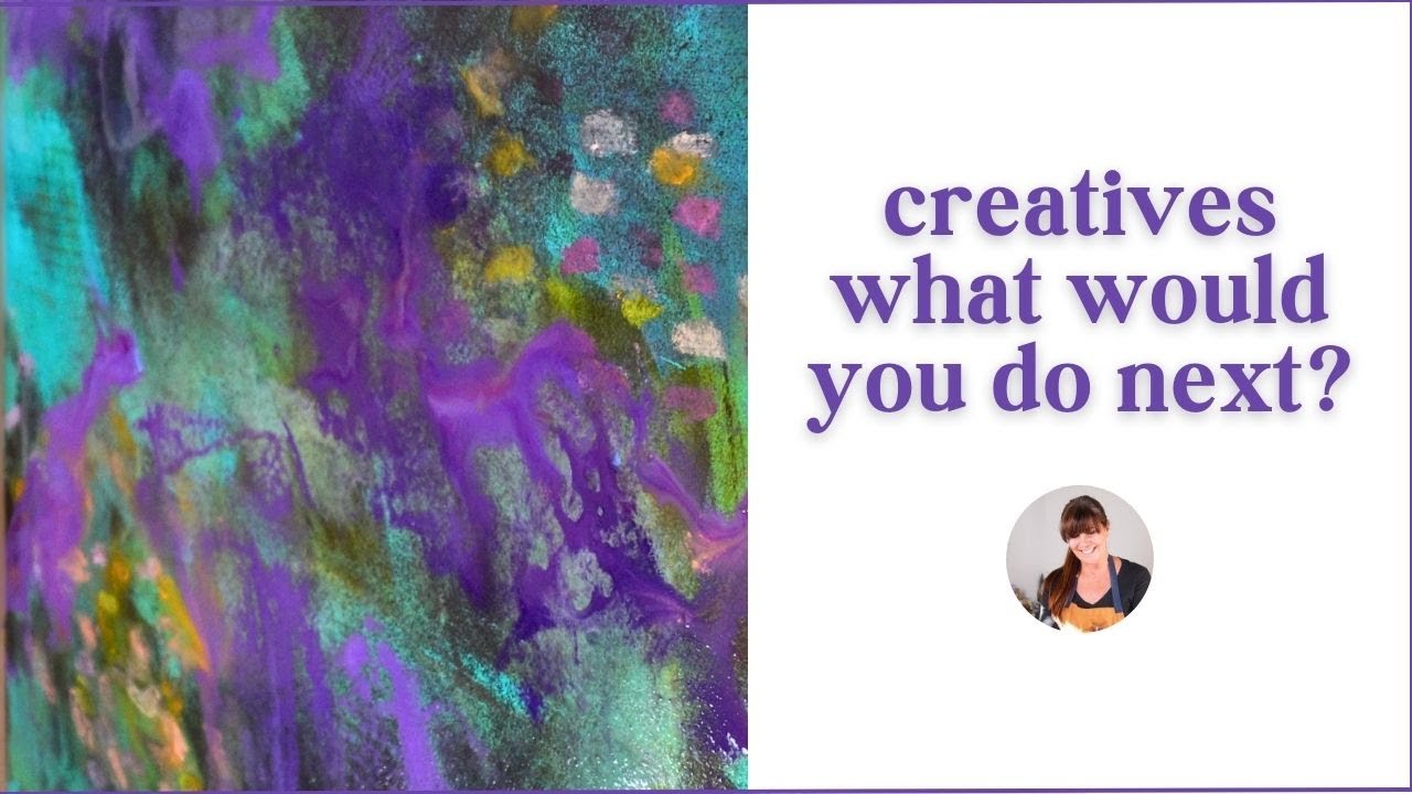 Inspired Problem Solving While Hand Painting Paper - YouTube