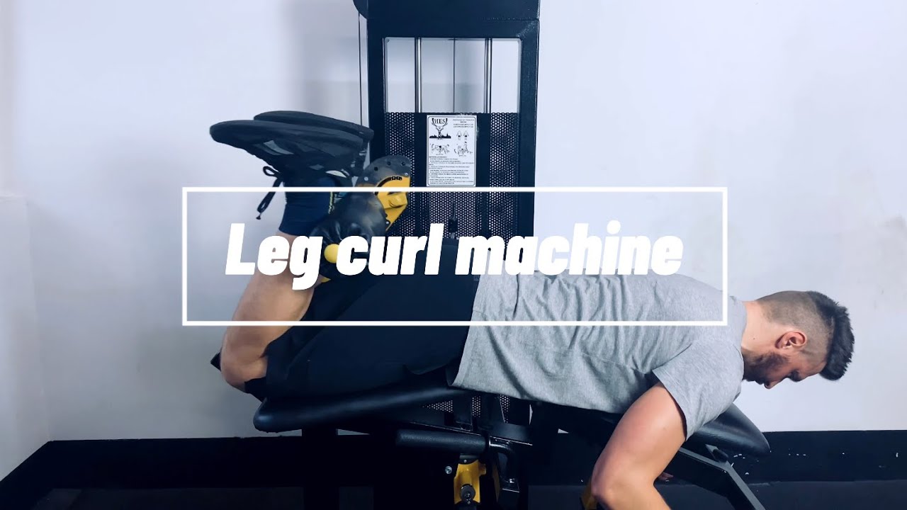 Leg curl machine - YouTube