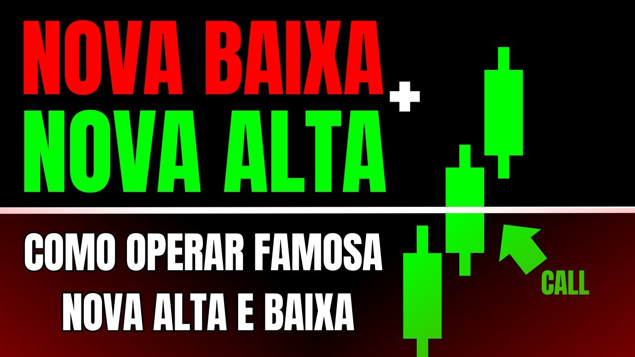 O MLEHOR JEITO DE OPERA NOVA ALTA / BAIXA NA LÓGICA DO PREÇO - YouTube
