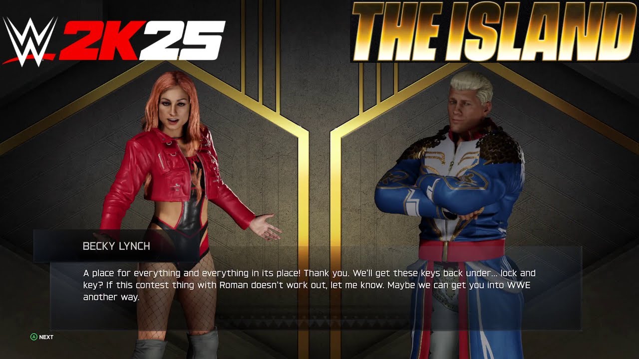 Keys to the Kingdom / WWE 2K25 The Island Walkthrough #7 - YouTube
