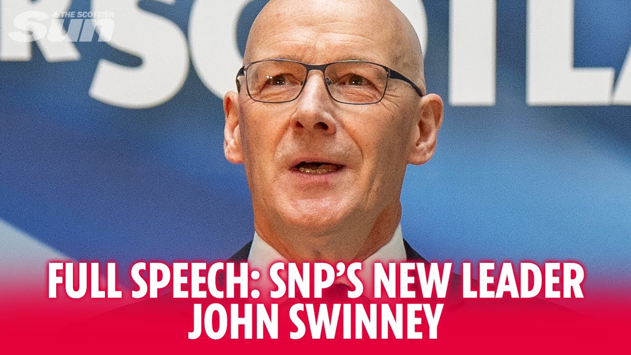 FULL SPEECH: New SNP leader John Swinney invites SNP to join him in ...