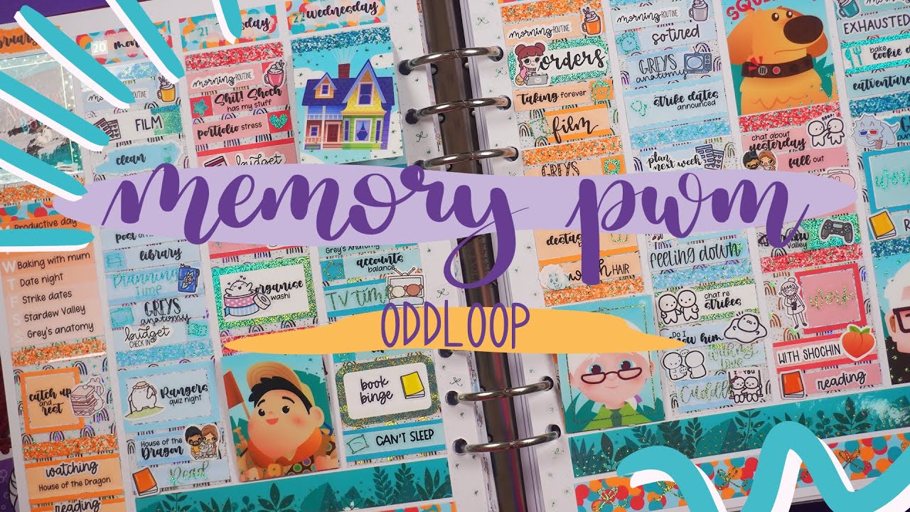 Memory Plan With Me Oddloop Tilly Journals 27th Feb 2023 - YouTube