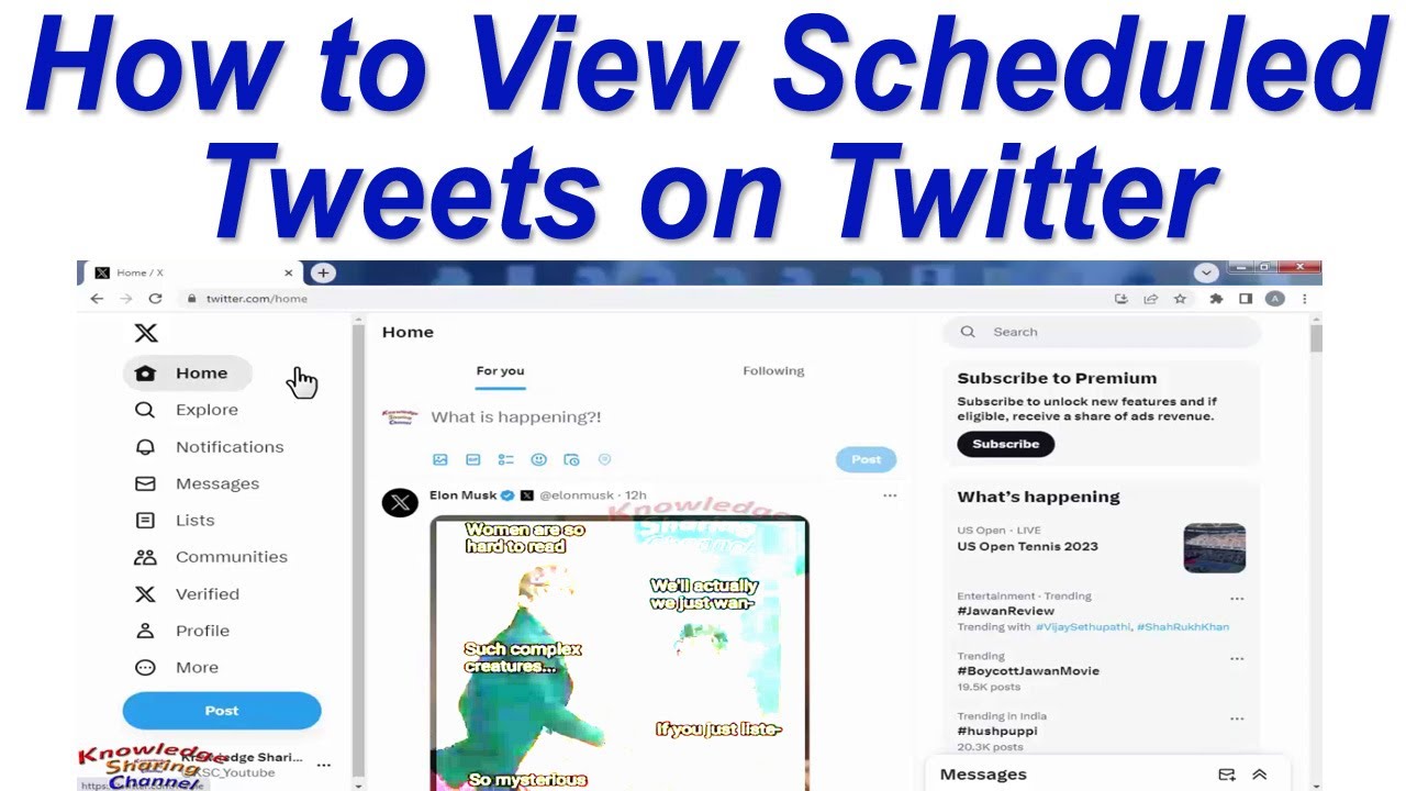 How To View Scheduled Tweets On Twitter YouTube How To View Scheduled Tweets On Twitter YouTube