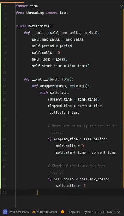 How do I implement a rate limiter in Python? The Ultimate Rate Limiter in Python! - YouTube