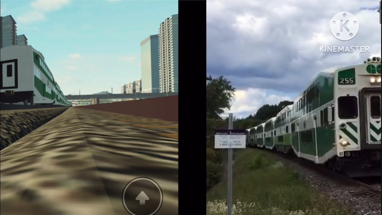 Roblox Vs Real Life (Go Transit Train) - YouTube