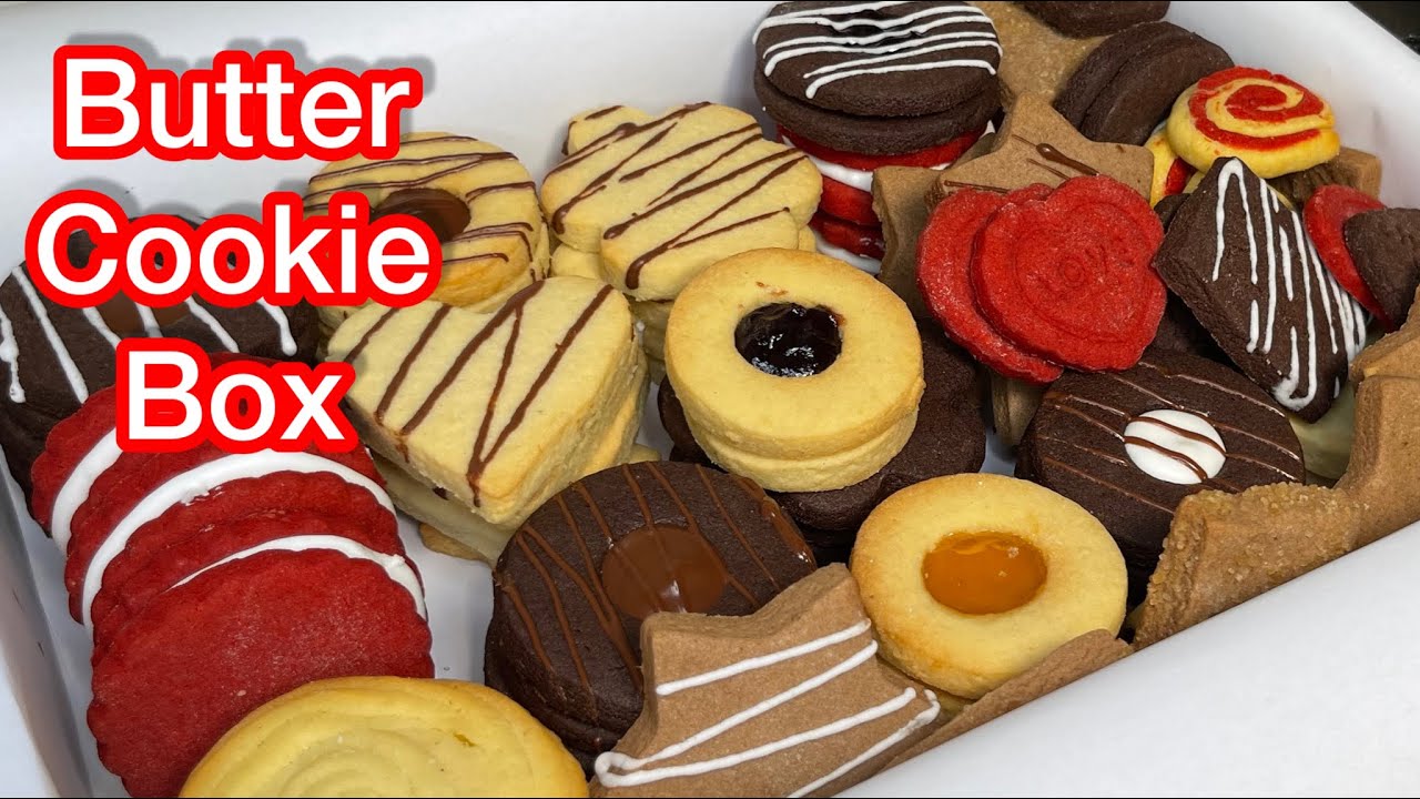MELT IN YOUR MOUTH COOKIES!! BUTTER COOKIE BOX!! Make any COOKIE with ...