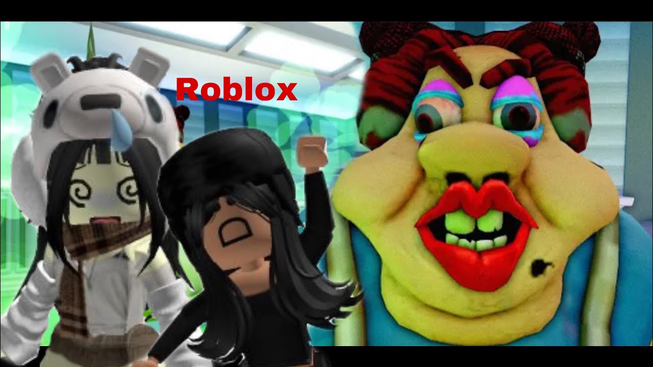 Escape evil lunch lady || Roblox || الهروب من الطباخه الشريره ...