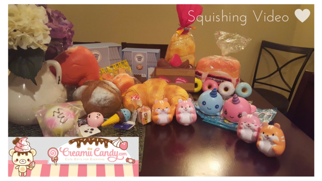 Creamiicandy squishy package #1 - YouTube