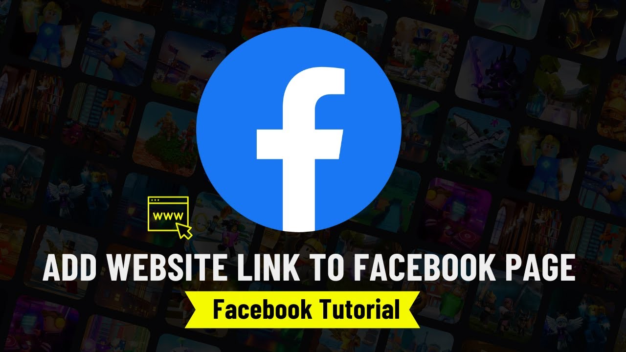How to Add Website Link to Facebook Page - YouTube