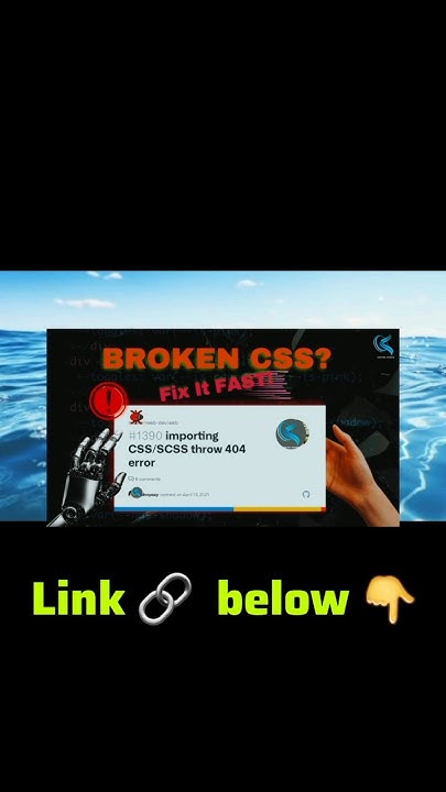 Why Your CSS Isn't Working (And How to Fix It Fast) - YouTube