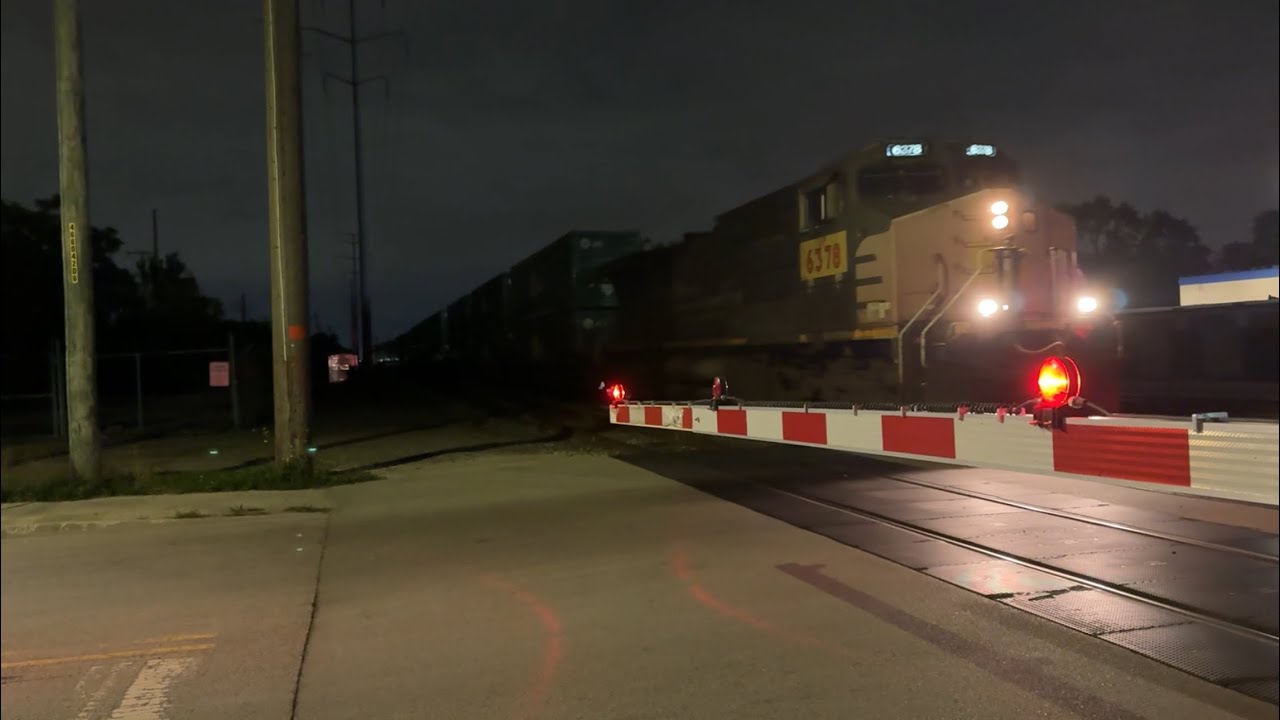 UP 6378 (SP Unit) Leads UP ITAG4 In LaGrange, IL On September 29, 2024 ...