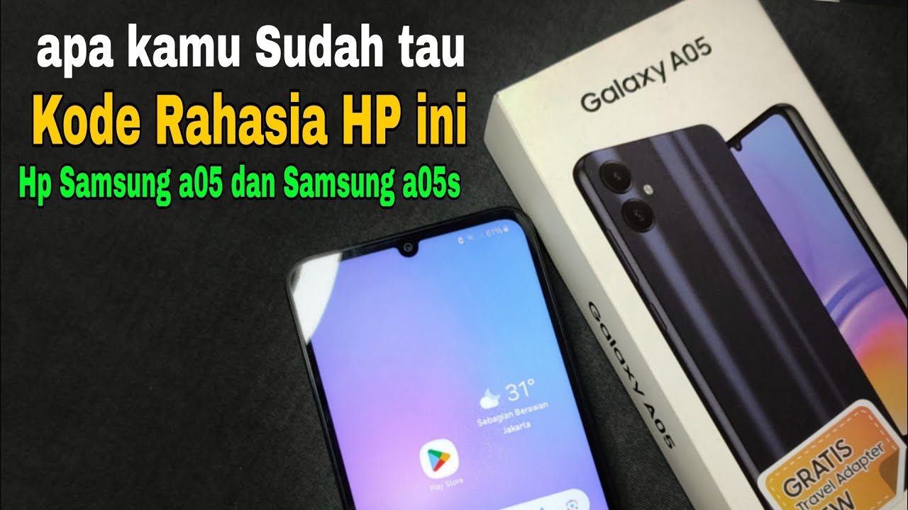 kode rahasia di HP Samsung a05 yang wajib kamu tahu - YouTube