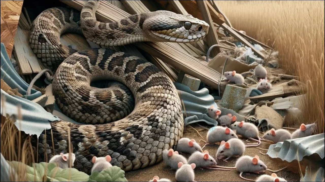 Striking Encounters! Female KingSnake Attacks on Rugged Terrain Hunt ...