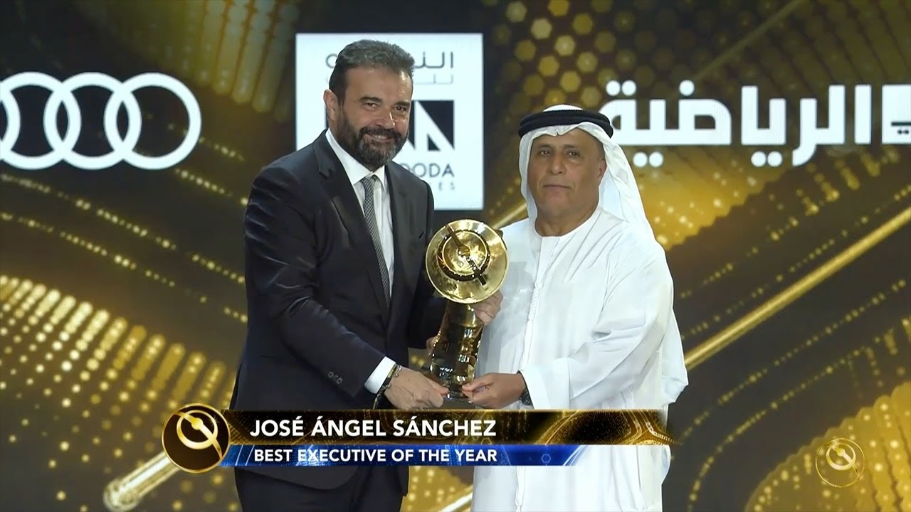 Jose Angel Sanchez awarded Best Executive of the Year 2022 - YouTube
