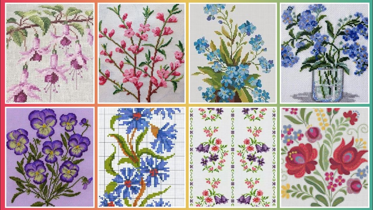 Very Beautiful & Stunning Cross stitch patterns ideas - YouTube