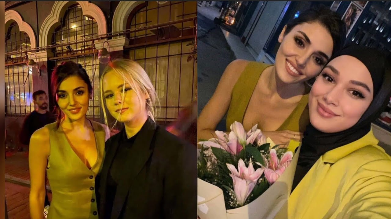 Backstage new film Hande Ercel with fans💥 - YouTube