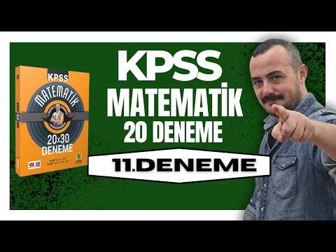 KPSS  Matematik 20 Deneme Çözümleri DENEME 11