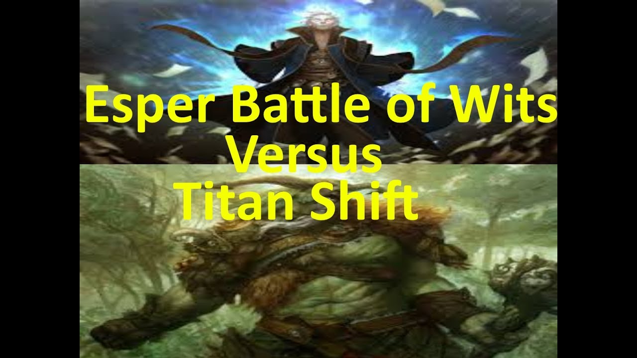 MTG: Esper Battle of Wits Versus Titan Shift (Modern) - YouTube